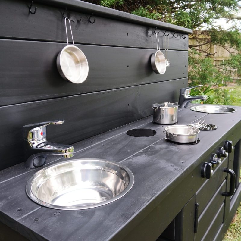 Kids Outdoor Play - Mud Kitchen by Hammer and Saw
